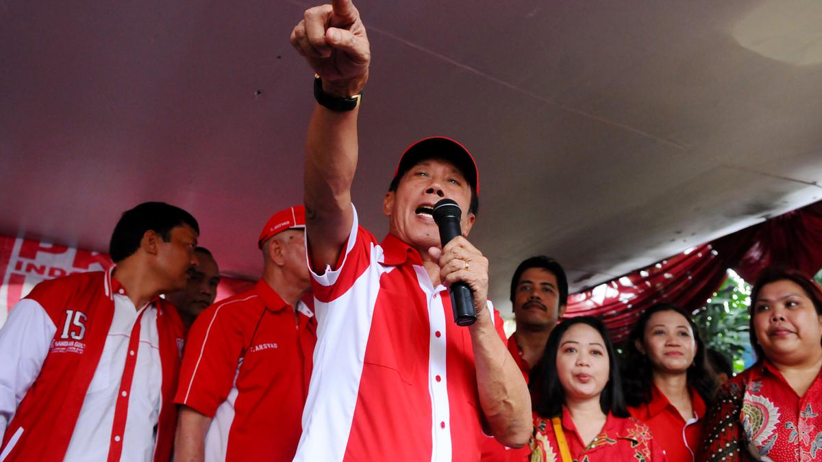 [FOTO] Kampanye Perdana PKPI, Sutiyoso Larang Golput - Foto Liputan6.com