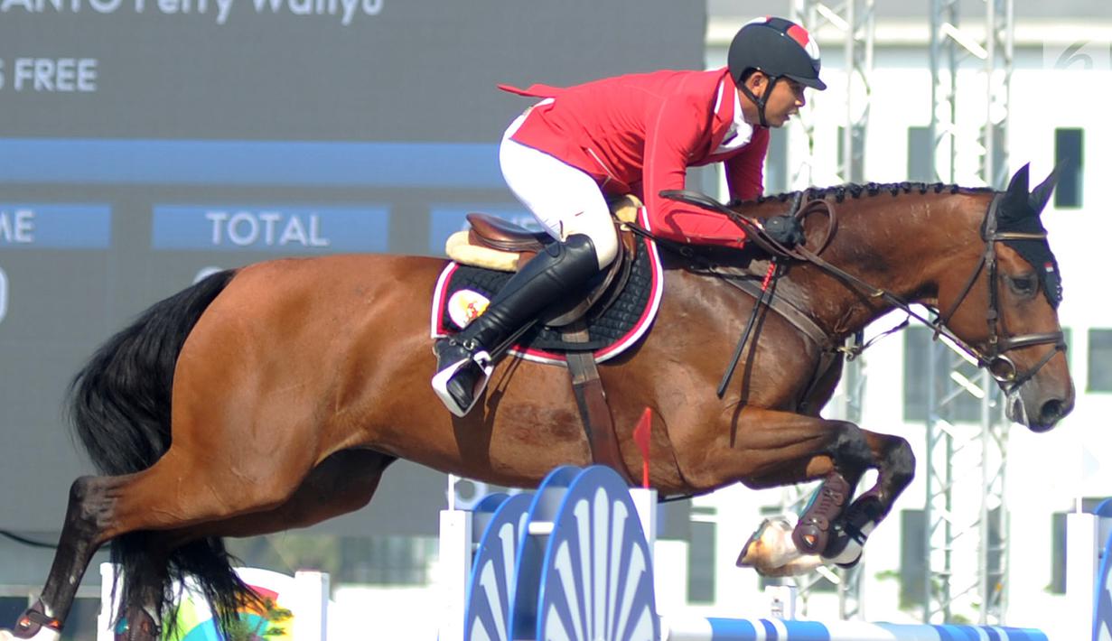 FOTO: Torehkan Sejarah, Atlet Berkuda Indonesia Tampil di Final Asian ...