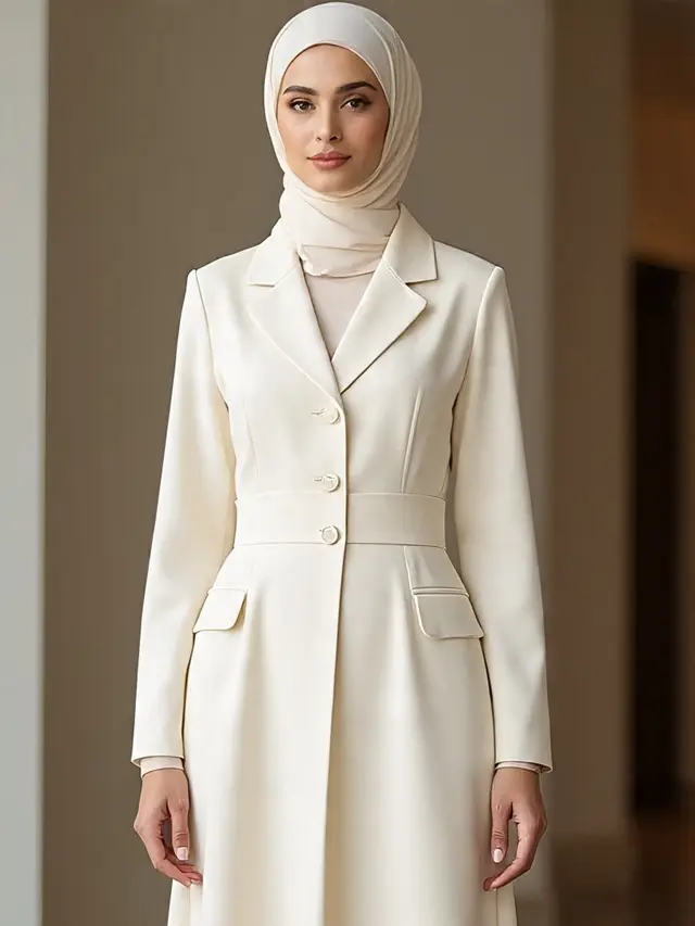 6 Inspirasi Model Gamis Kekinian untuk Kerja, Anti Ribet dan Gak Bikin ...