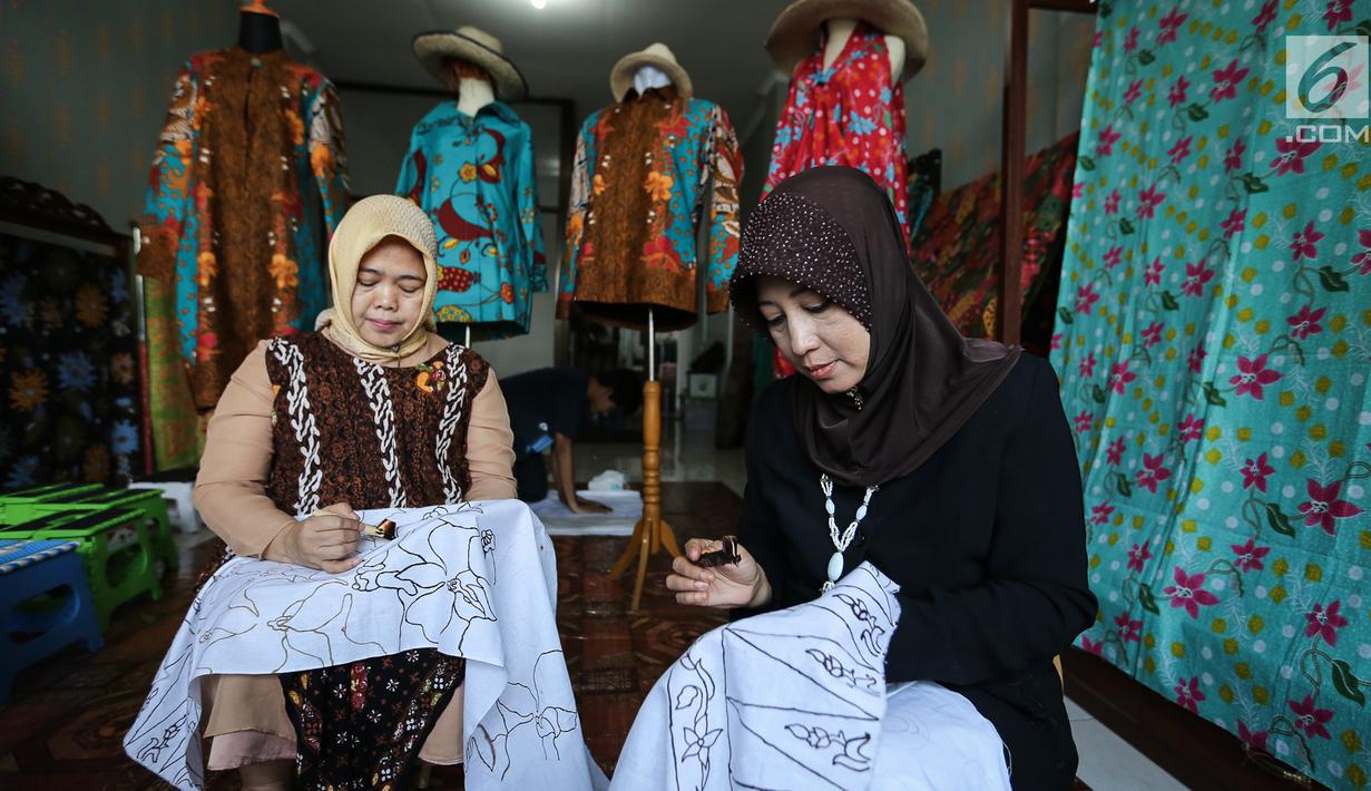 FOTO: Jejak Budaya di Balik Motif Batik Khas Tangsel - Foto Liputan6.com