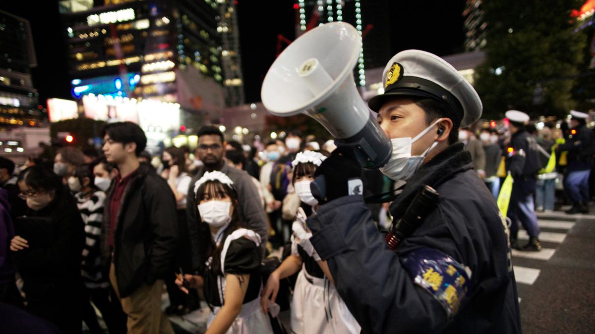Polisi Jepang Jaga Ketat Perayaan Halloween di Tokyo