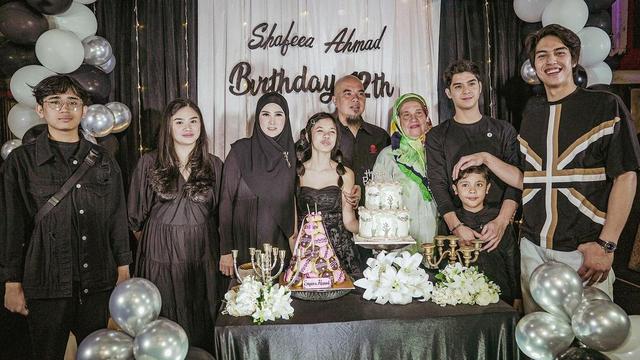 6 Momen Ultah ke-12 Shafeea Ahmad Putri Mulan Jameela: Al Ghazali dan El Rumi Beri Pesan ...