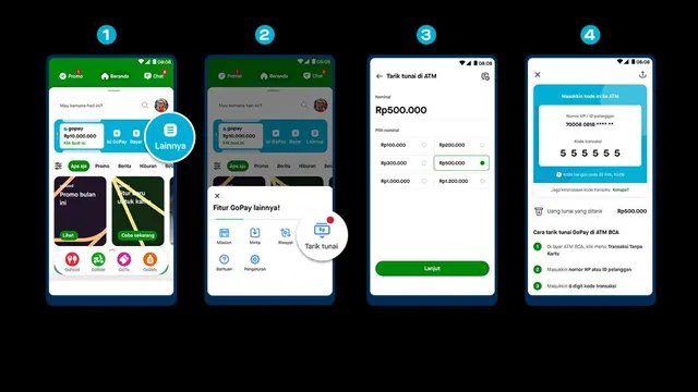 Gopay Hadirkan Fitur Tarik Tunai, Bisa Dipakai Seluruh ATM BCA - Tekno Liputan6.com