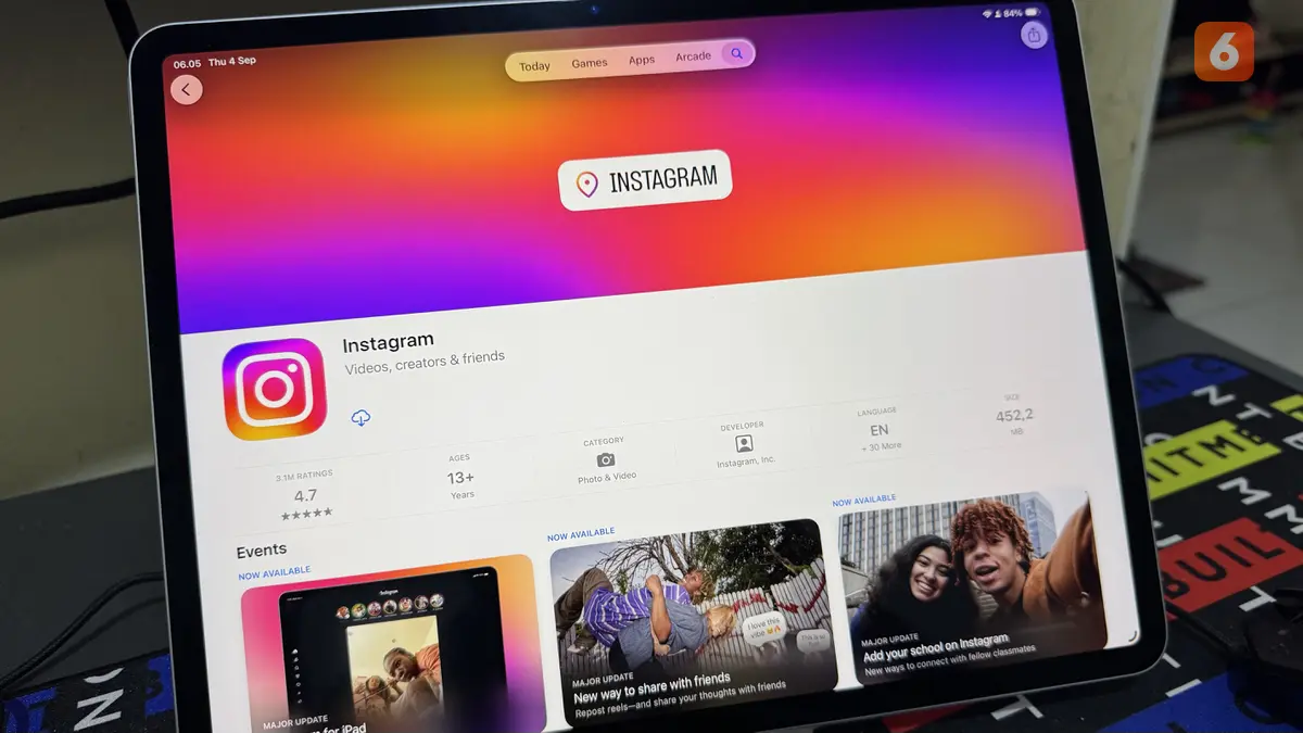 Berita fitur instagram ipad Hari Ini - Kabar Terbaru Terkini | Liputan6.com