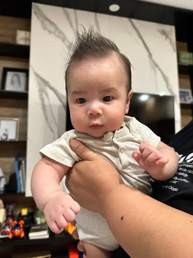 5 Potret Baby Elhanan, Anak Sammy Simorangkir dan Viviane yang Bikin ...