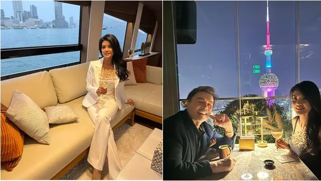 6 Potret Mewah Perayaan Ultah Farah Quinn ke-45 di Hong Kong dan ...