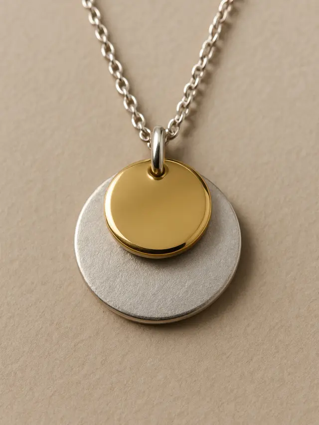 7 Model Kalung Liontin Bulat Kecil, Tren Minimalis yang Tak Pernah ...