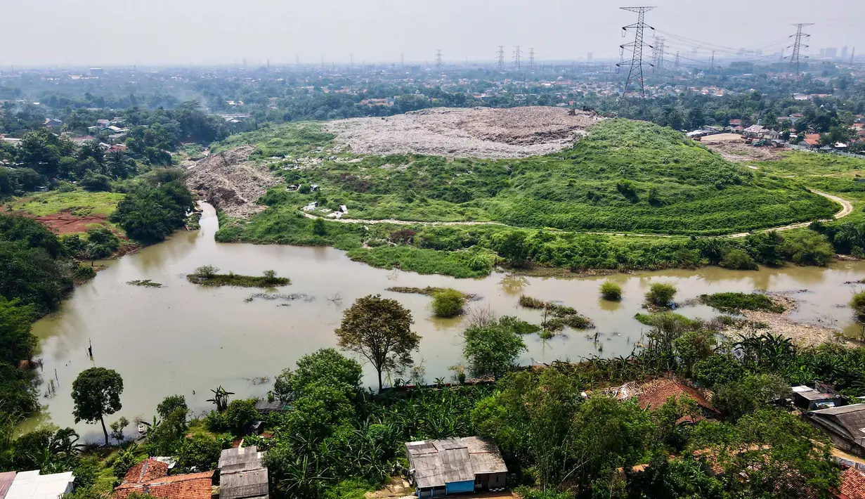 Potret Udara Kondisi Pemukiman Warga Kampung Bulak Depok - Foto ...
