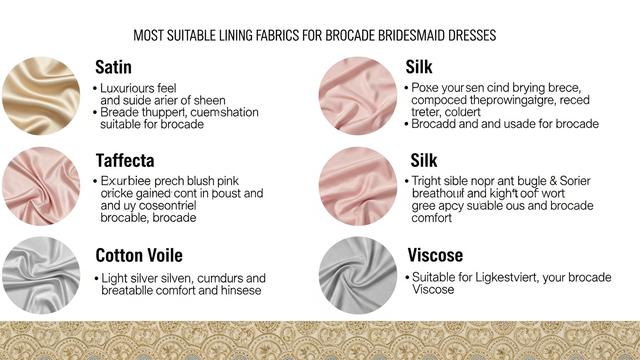 5 Rekomendasi Bahan Furing Gamis Brokat Terbaik untuk Seragam Bridesmaid