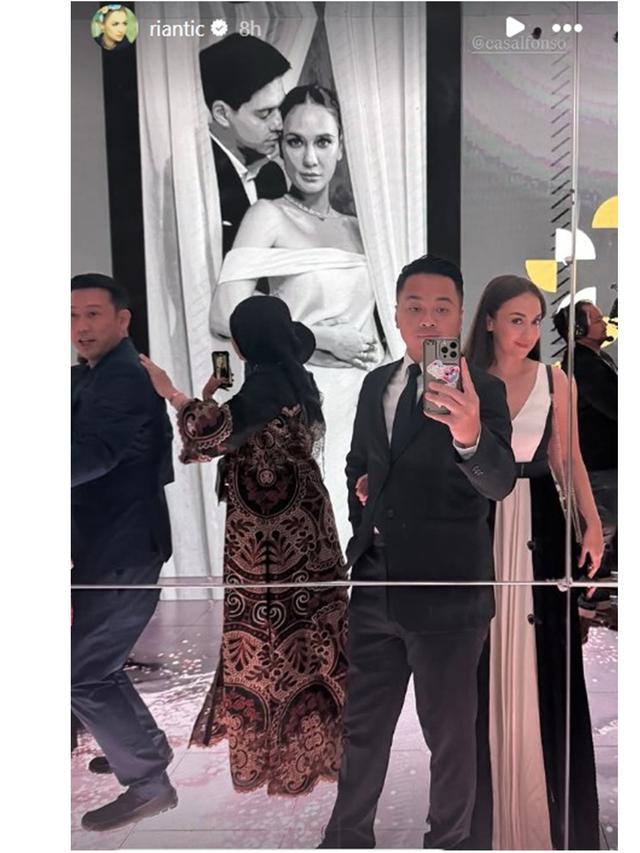 6 Potret Carissa Putri dan Rianti Cartwright di Resepsi Luna Maya ...