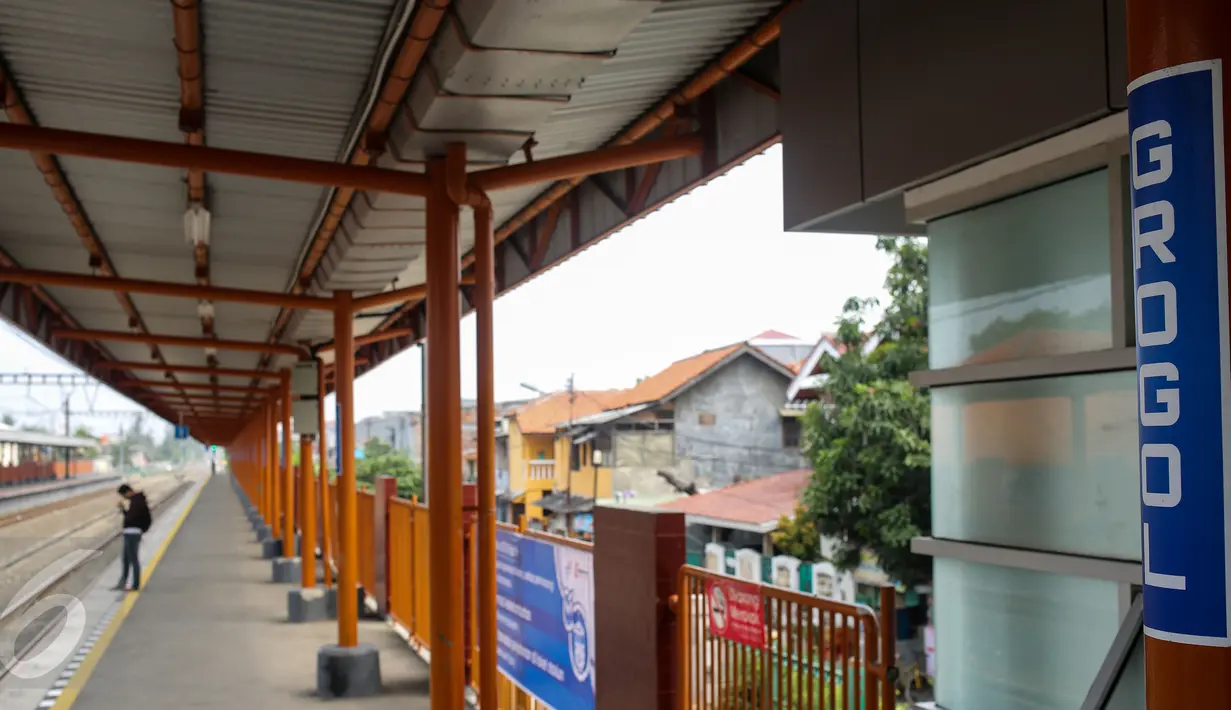Hore! Mulai Hari Ini Stasiun Grogol Beroperasi - Foto Liputan6.com