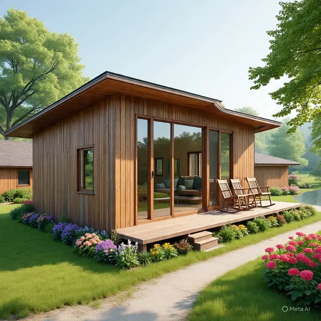 8 Desain Rumah Kayu 4x6 Sederhana yang Minimalis dan Ramah Lingkungan ...