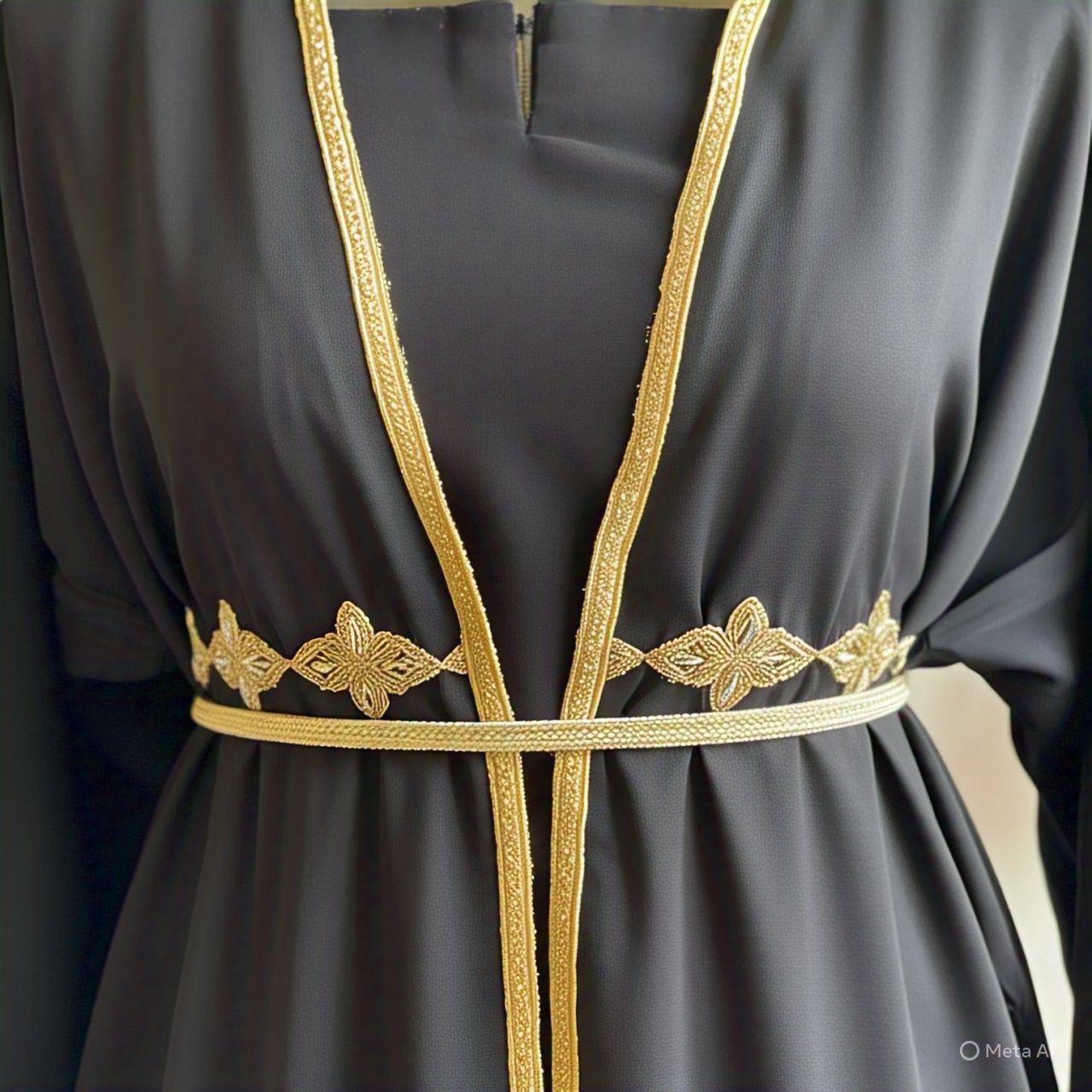 6 Inspirasi Baju Berwarna Hitam dan Gold untuk Muslim yang Elegan ...