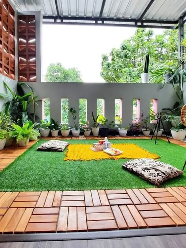 7 Rekomendasi Desain Teras Belakang Rumah Minimalis, Cantik dan Bikin ...