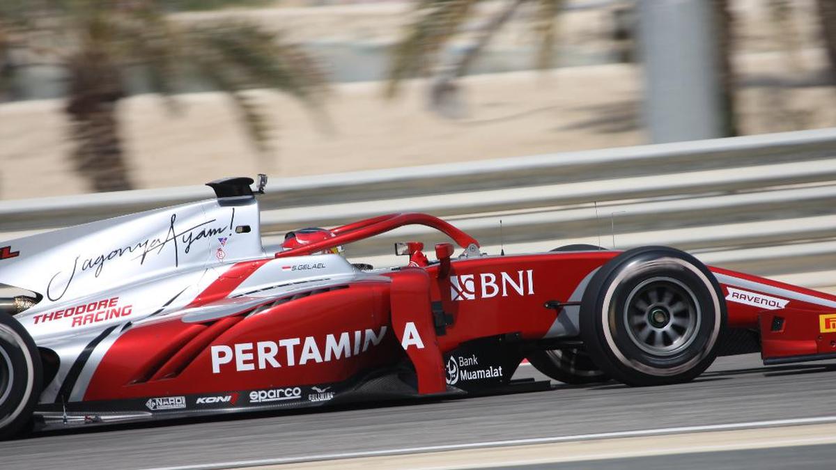 Sprint Race F2 Bahrain: Mobil Bermasalah, Sean Gelael Finis ke-16