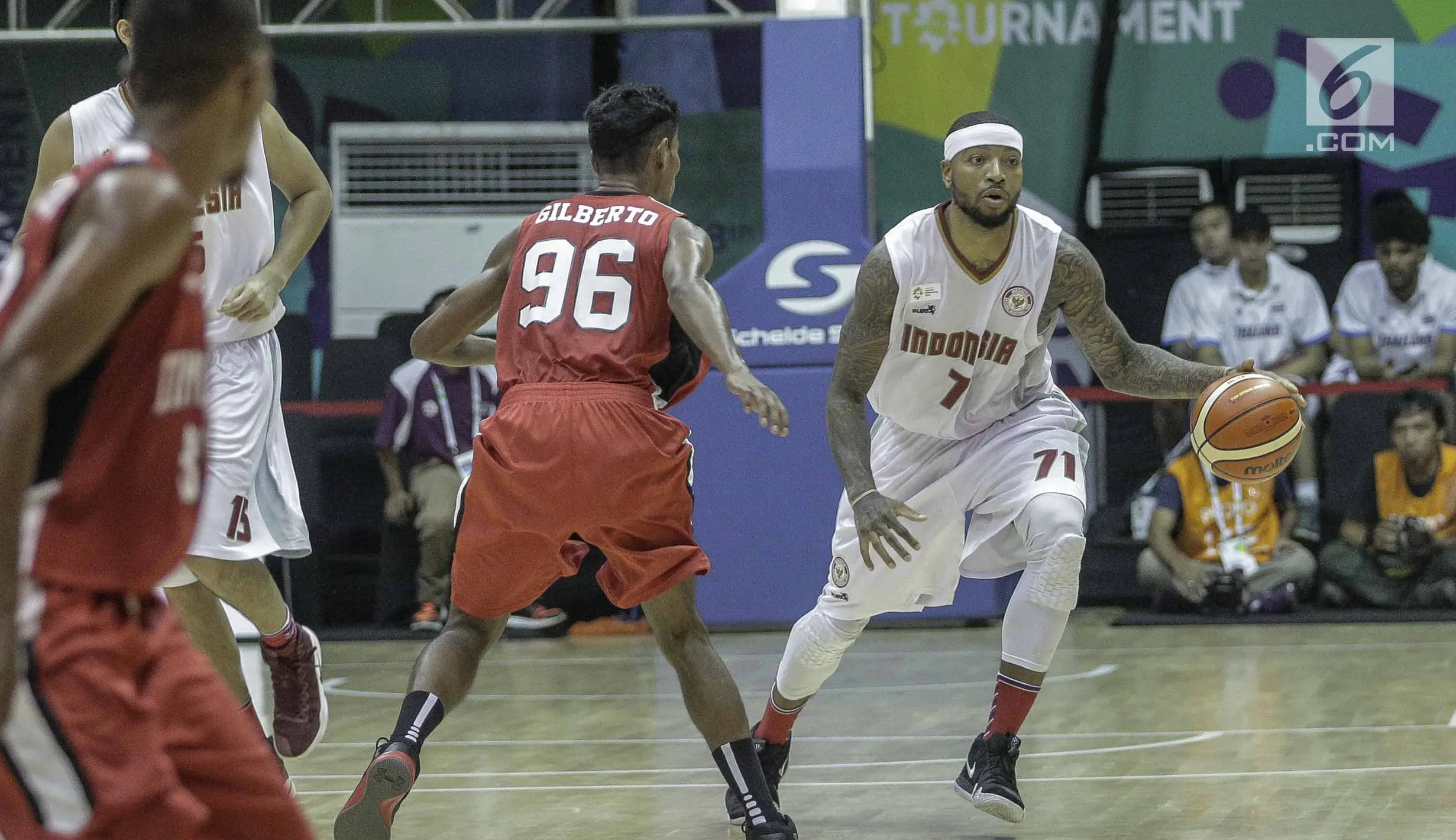 FOTO: Tim Basket Putra Indonesia Bantai Timor Leste dengan Skor 135-30 ...