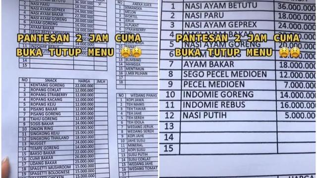 8 Menu Makan Jutaan yang Salah Tulis Harga, Cocok Buat Crazy Rich - Hot ...