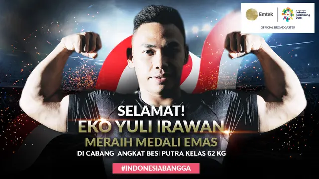 Mengenal Sosok Peraih Emas Asian Games 2018: Eko Yuli Irawan - Asian ...