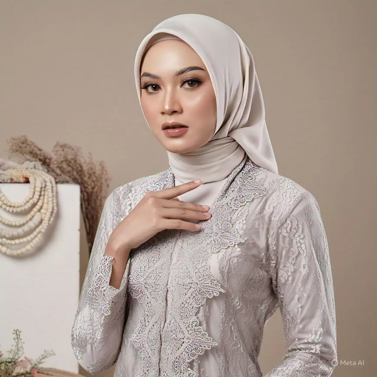 7 Model Kebaya Modern Brokat Hijab,Gaya Terbaru dan Elegan untuk ...