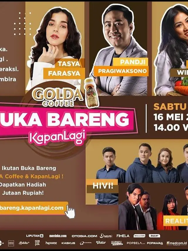 Jangan Lupa Daftar, Tasya Farasya dan HIVI Bakal Meriahkan KapanLagi Buka Puasa Bareng 16 Mei ...