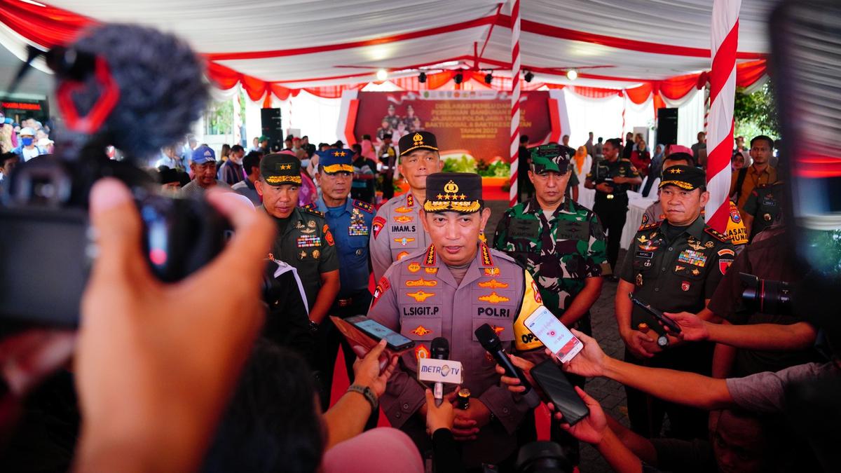 Deklarasi Pemilu Damai, Kapolri: Persatuan dan Kesatuan untuk Indonesia ...