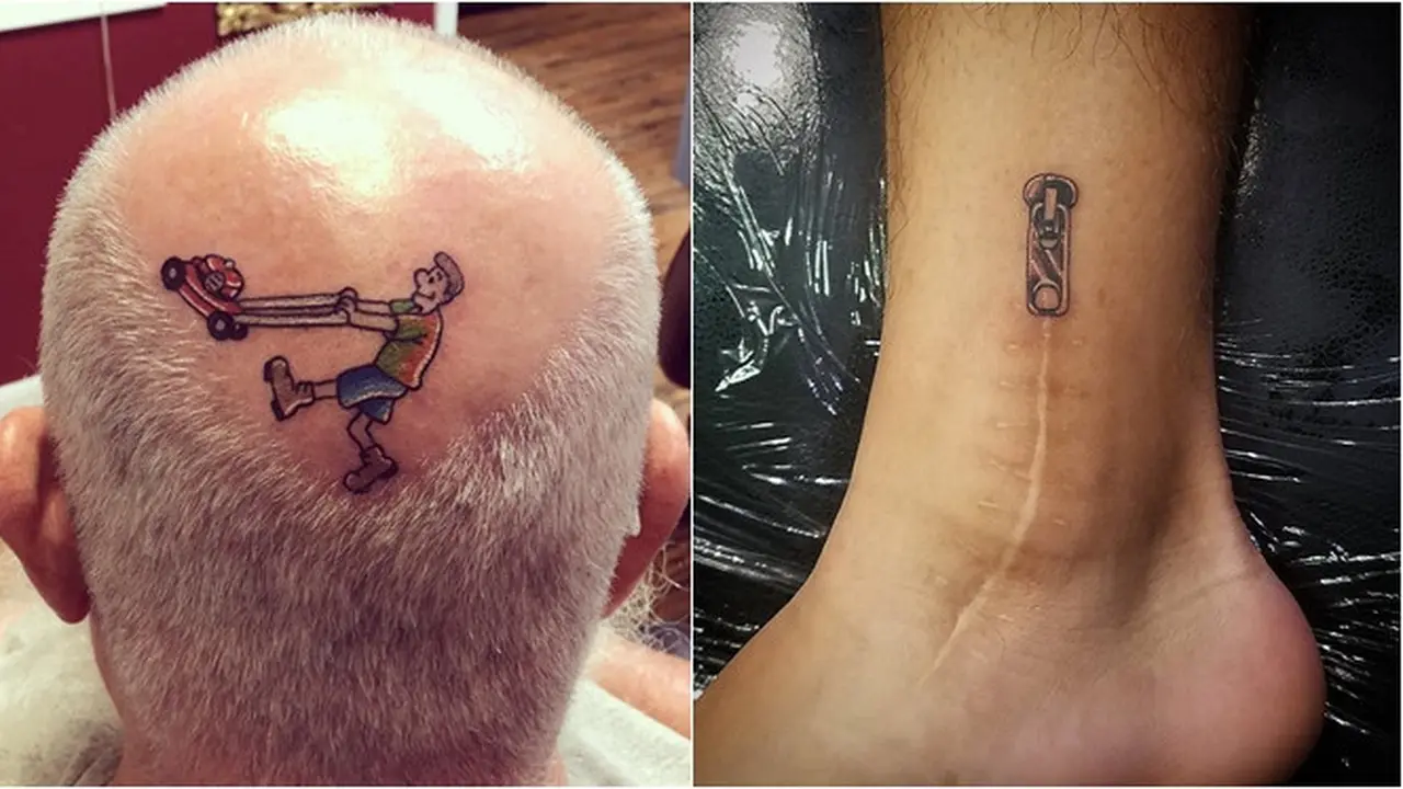 7 Desain Tato Ini Unik Banget, Idenya Kreatif Abis - Hot Liputan6.com