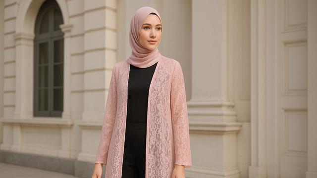 9 Model Outer Kekinian Hijab, Tampil Modis dan Elegan