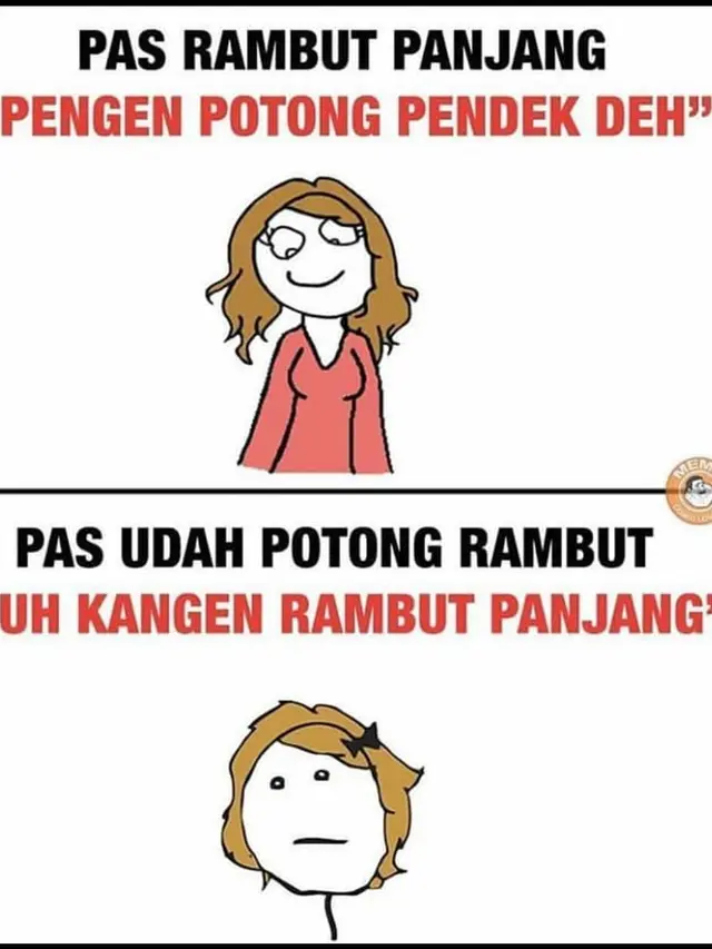 6 Meme Ekspektasi dan Realita Cewek Usai Potong Rambut Ini Bikin Kesal ...