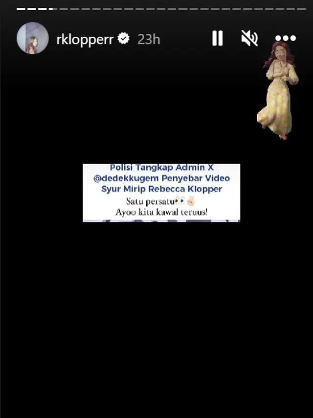 Rebecca Klopper Joget-joget setelah Pelaku Penyebar Video Asusila Mirip Dirinya Ditangkap: Satu ...