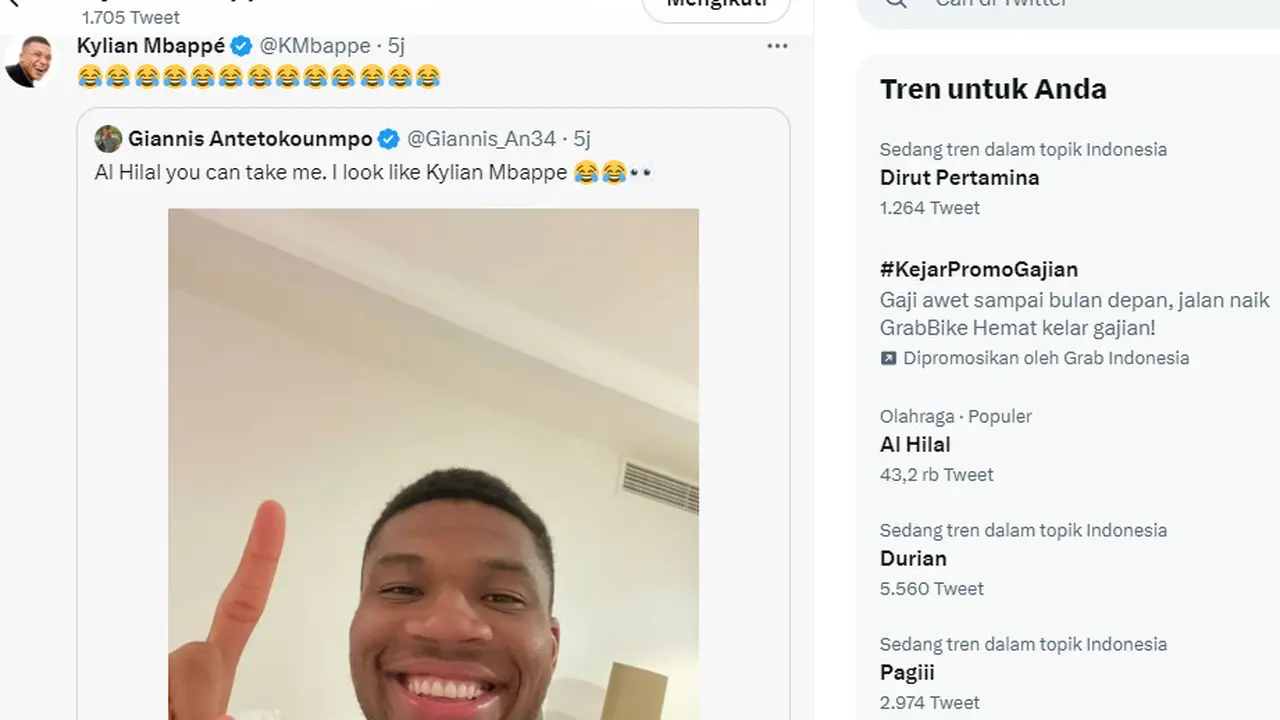 Sebut Dirinya Mirip Mbappe, Bintang NBA 'Senggol' Al Hilal Agar ...