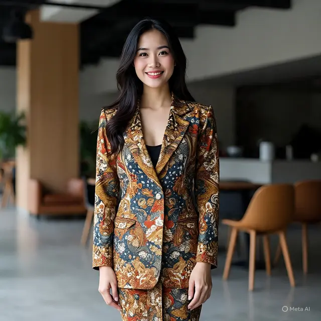 10 Model Blazer Batik yang Fashionable di 2025, Cocok untuk Gaya Kantor ...