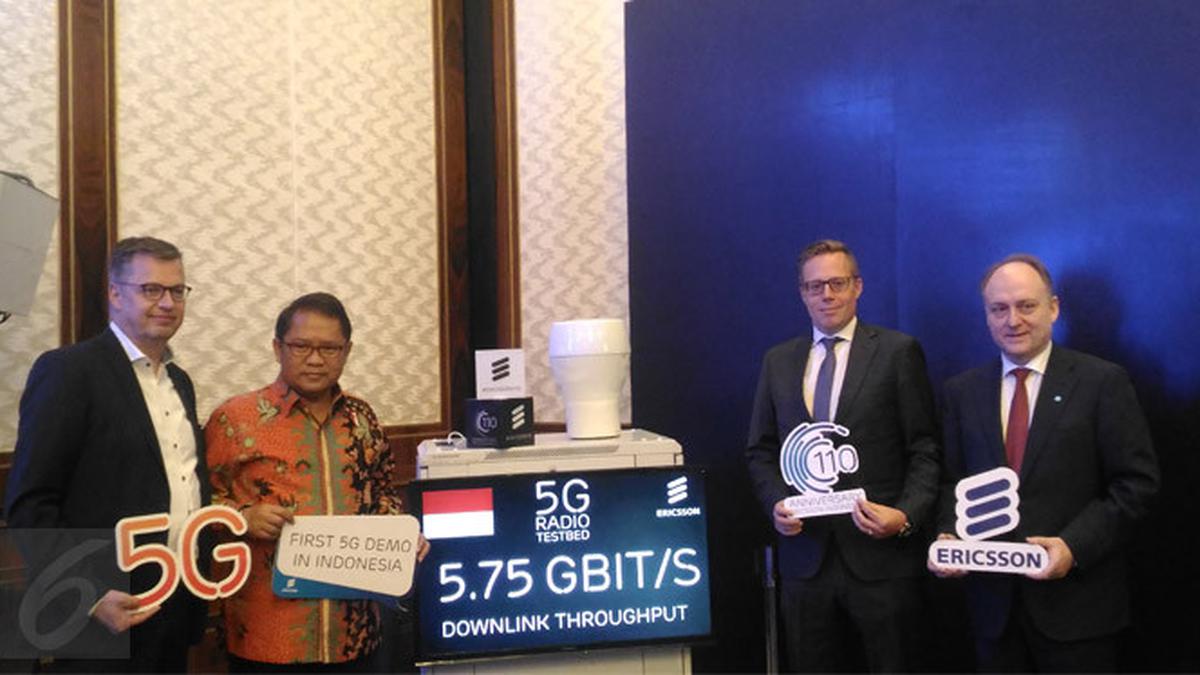 Ericsson Gelar Demo 5G Perdana di Indonesia