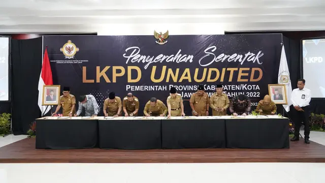 Trenggalek dan 37 Pemda se-Jawa Timur Serahkan LKPD Unaudited Tahun 2022 ke BPK - News Liputan6.com