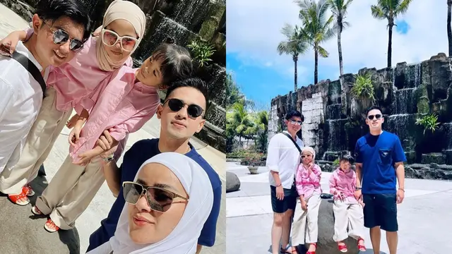 7 Momen Olla Ramlan dan Aufar Hutapea Liburan Bareng Anak di Bali ...