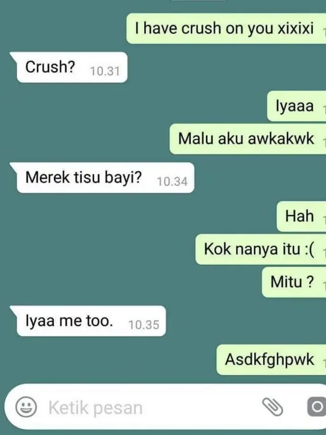 6 Chat Pakai Bahasa Inggris ke Gebetan Ini Kocak Banget, Bikin Salah ...