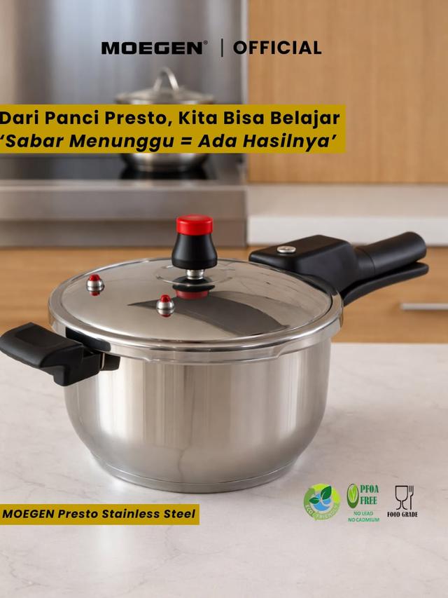 14 Merk Panci Presto Terbaik 2026, Masak Cepat dengan Hasil Sempurna