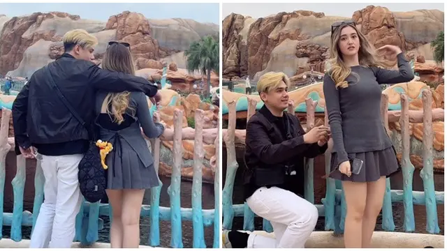 6 Potret Ranty Maria Dilamar Rayn Wijaya di Disneyland, Tepat Hari ...