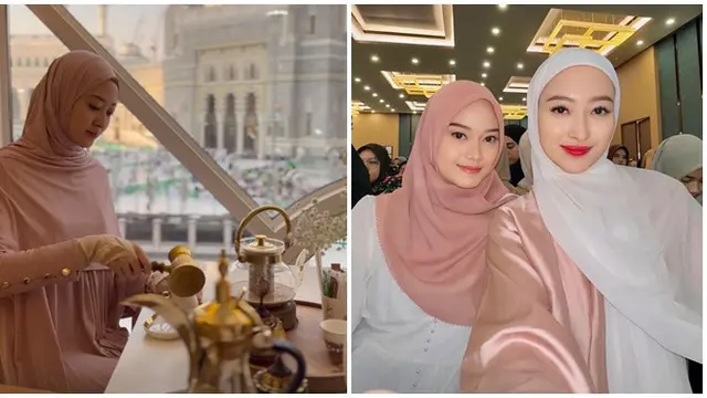6 Potret Puteri Modiyanti Pakai Hijab, Penampilan ketika Umrah Bikin ...