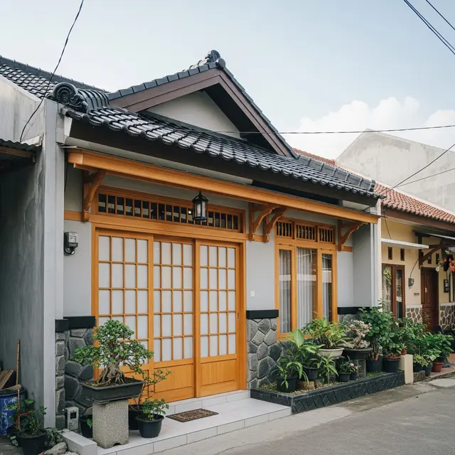 10 Inspirasi Fasad Jepang yang Cocok untuk Perumahan Indonesia, Cocok ...