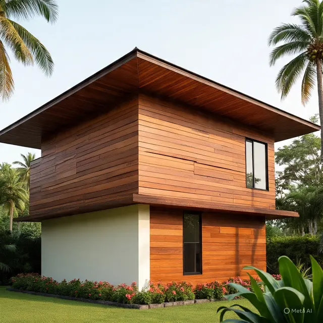 12 Model Rumah Estetik Sederhana 2 Lantai, Kombinasi Nyaman dan Efisien ...