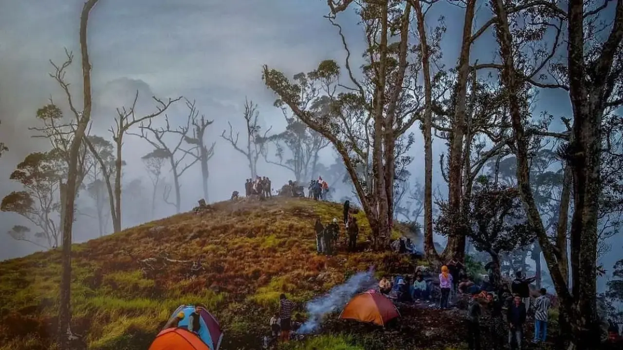 6 Fakta Menarik Gunung Uyelewun di NTT yang Memiliki 2 Puncak ...