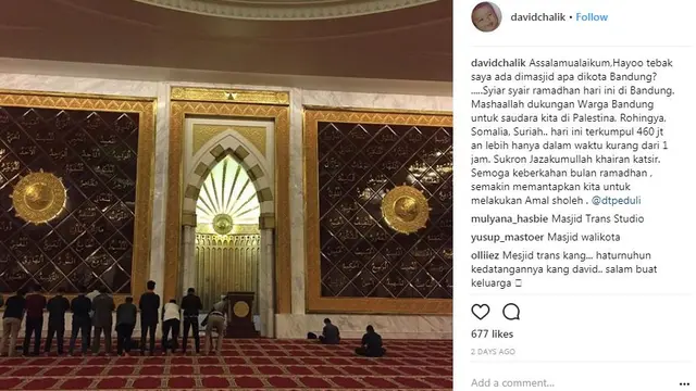 Masyarakat Bandung Tunjukkan Kepedulian kepada Palestina, David Chalik ...