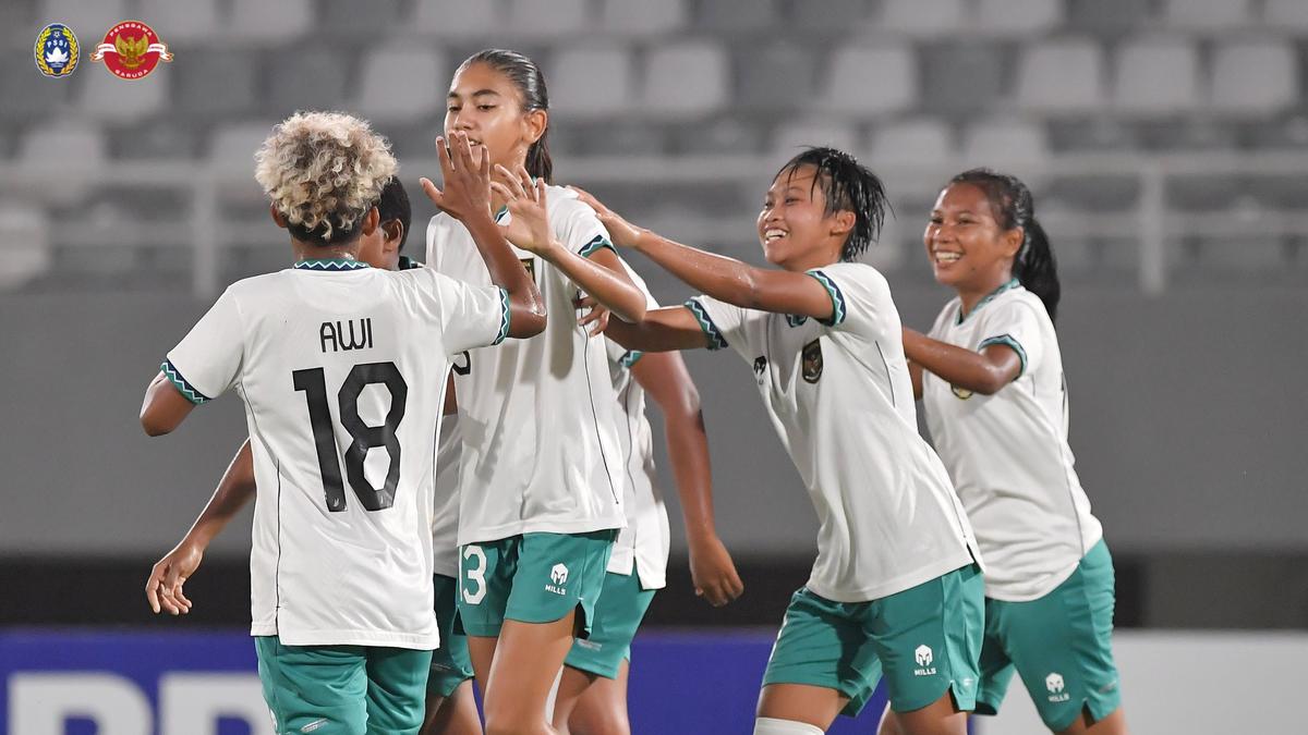 Hasil Piala AFF U-19 Putri: Sikat Kamboja 5-0, Timnas Indonesia Putri Lolos ke Semifinal!