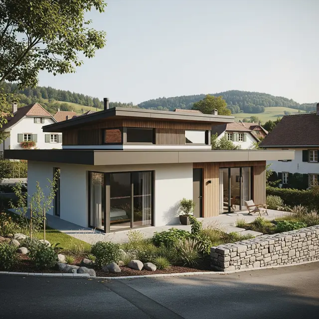 7 Model Rumah Murah Tapi Elegan dengan Atap Datar 2025 di Kampung ...