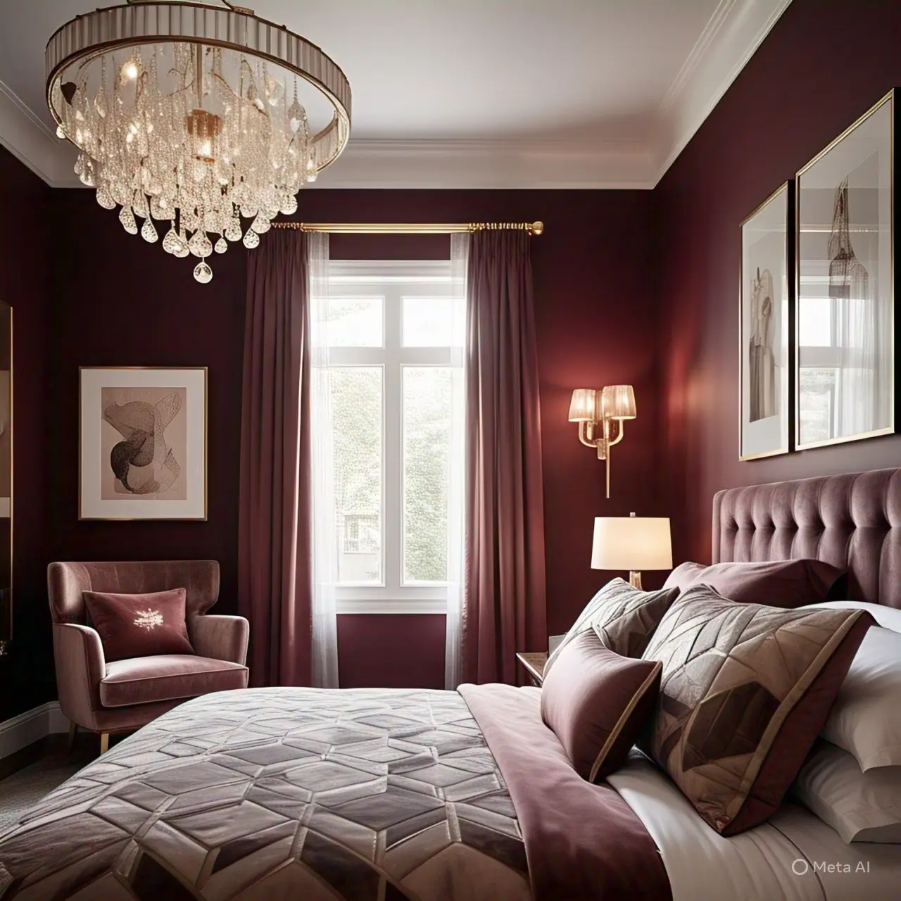 13 Inspirasi Cat Kamar Warna Merah yang Estetik dan Terlihat Mewah di ...