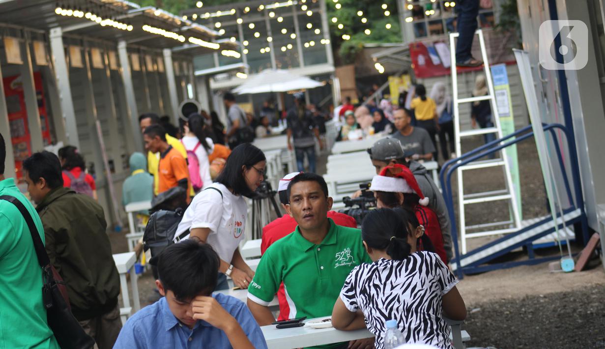 FOTO: Lahan Parkir Thamrin 10 Beralih Fungsi Jadi Kawasan Kuliner ...