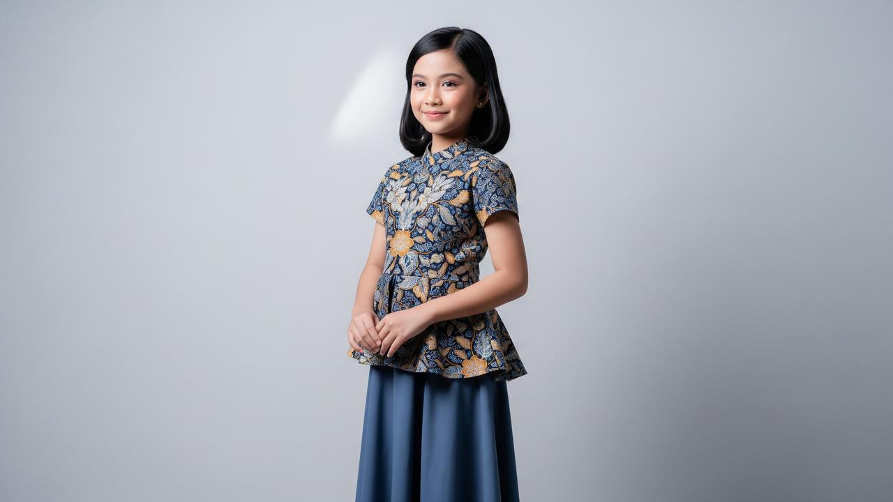 8 Model Atasan Batik Anak Perempuan yang Stylih, Manis untuk Acara ...