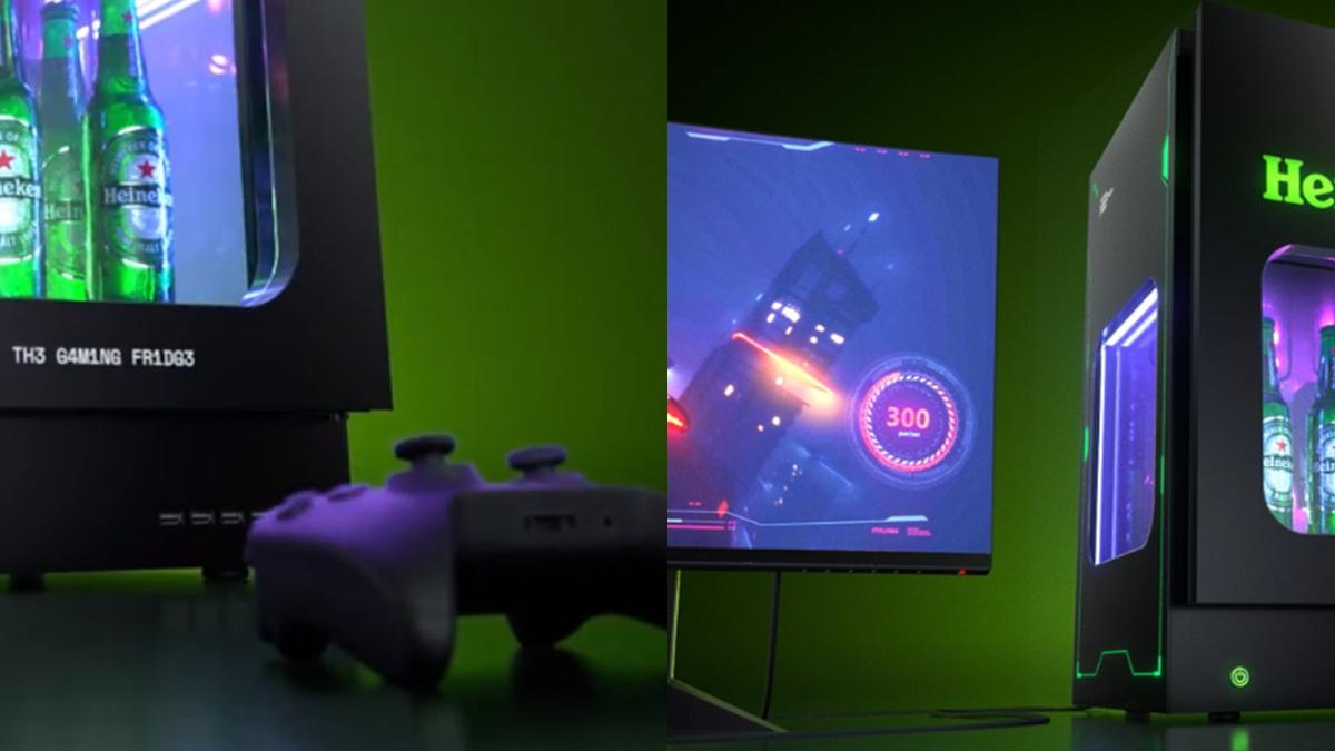 Inovatif! PC Gaming Ini Dilengkapi Kulkas, Bisa Minum Sambil Main Game ...
