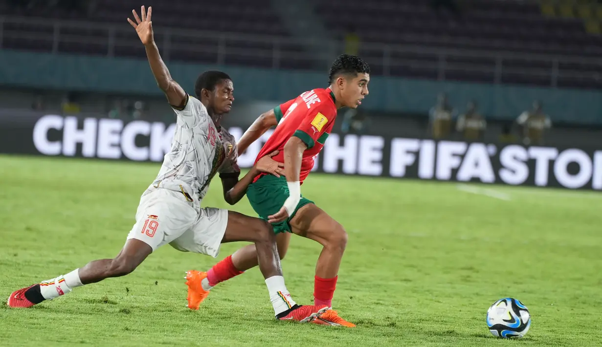 Foto: Gol Tunggal Ibrahim Diarra ke Gawang Maroko Pastikan Timnas Mali U-17 Jumpa Prancis di ...