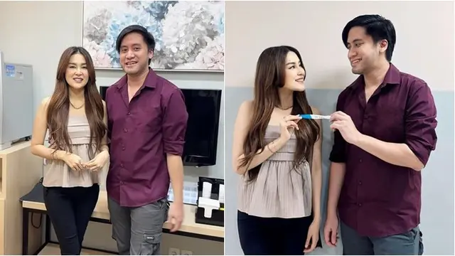 7 Potret Kevin Aprilio dan Vicy Melanie Umumkan Kehamilan Pertama ...